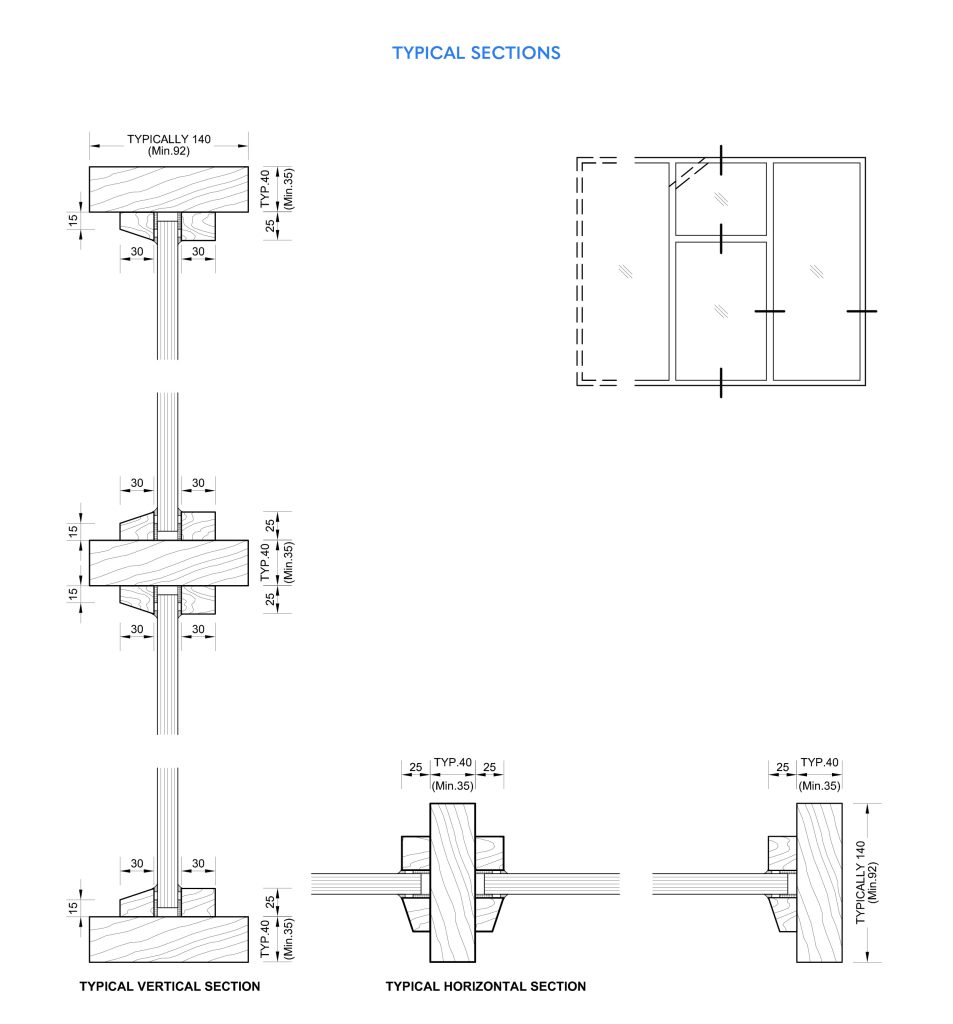 -/60/30 Insulated Timber Fire Windows | Technical Protection Systems